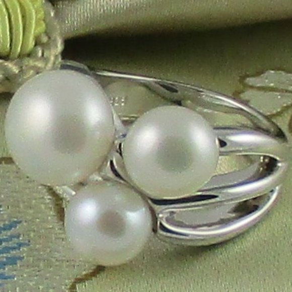 Honora | Jewelry | Honora Cultured Freshwater Pearl Cluster Ring | Poshmark